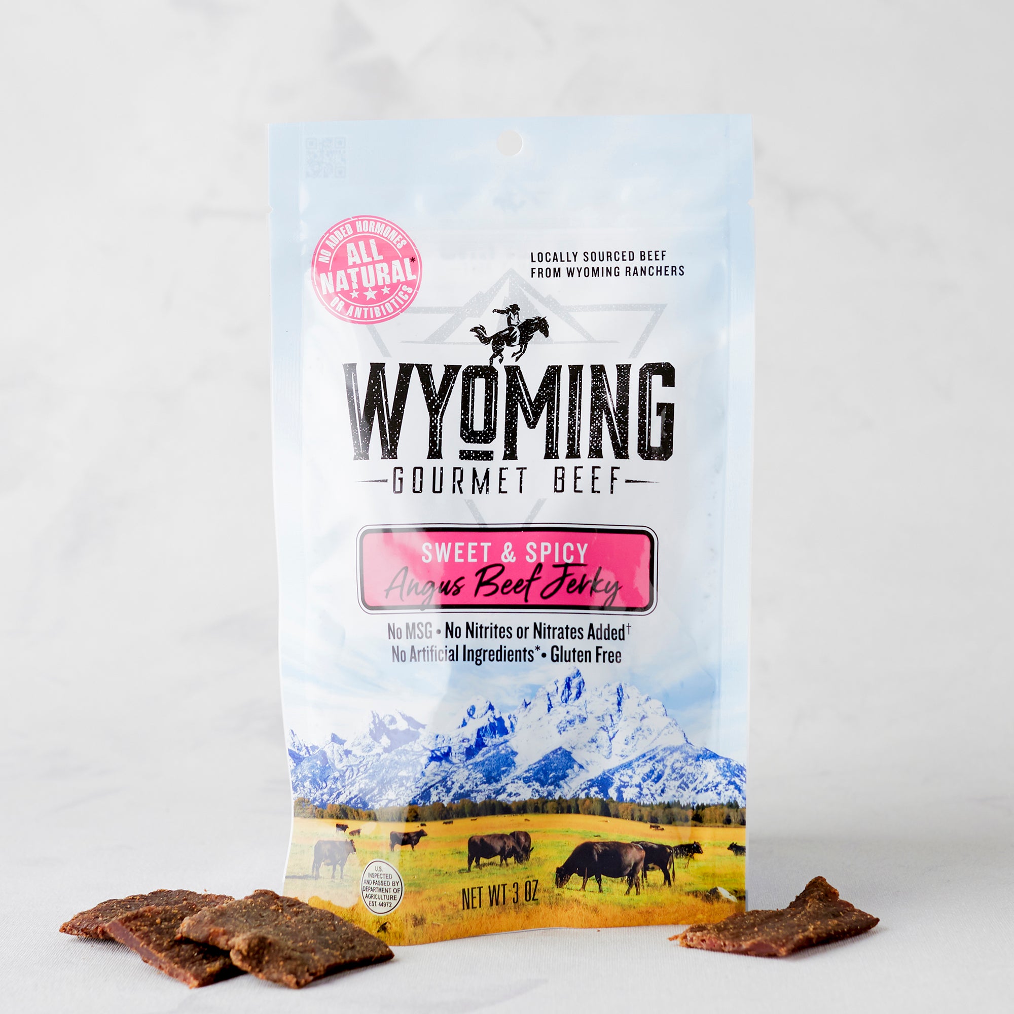 Sweet & Spicy Angus Beef Jerky – Wyoming Authentic
