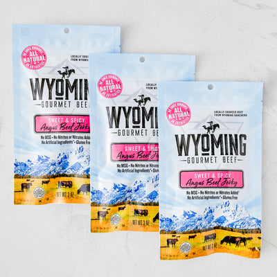 Sweet & Spicy Angus Beef Jerky – Wyoming Authentic
